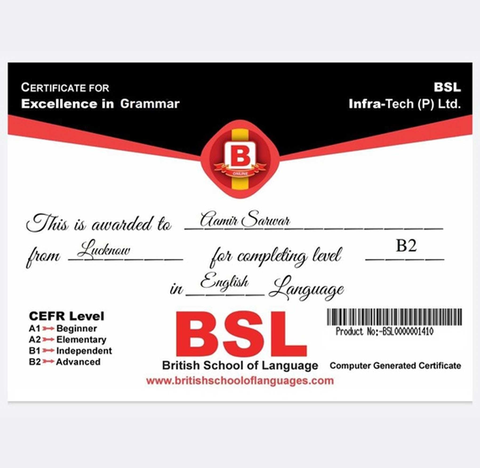 BSL British School of Language India